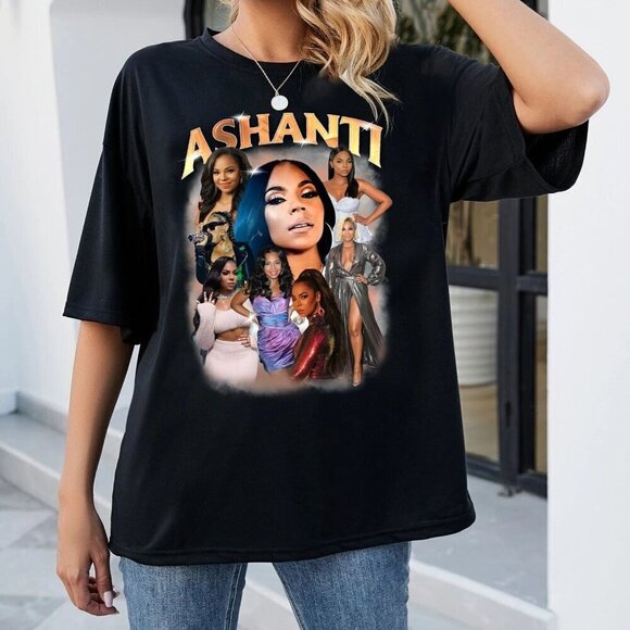 Michelle L | Shirts | Ashanti Rnb Hip Hop 200s Music Fan Graphic Tshirt ...
